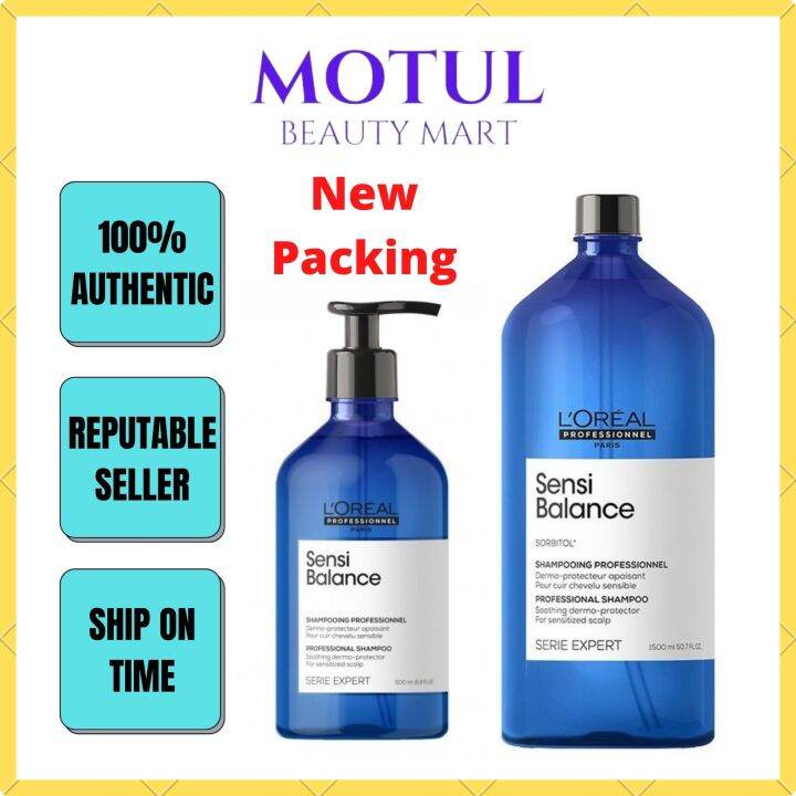 LOREAL Serie Expert Sensi Balance Shampoo (500ml / 1500ml) | Lazada
