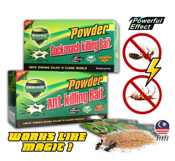 Powder Ant Killing Bait / Powder Cockroach Killing Bait 5g - SERBUK ...