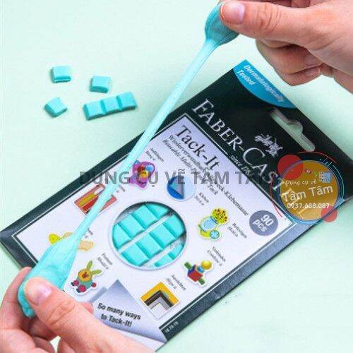 Đất sét dính Tack it Faber Castell, Blue TacK-Dụng cụ vẽ Tâm Tâm ...