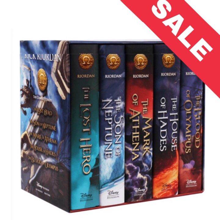 ORIGINAL The Heroes of Olympus Hardcover Boxed Set | Lazada PH