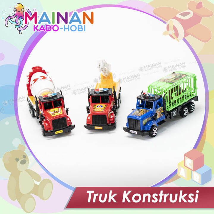 MAINAN ANAK DIECAST MINIATUR MOBIL TRUK KONSTRUKSI | Lazada Indonesia