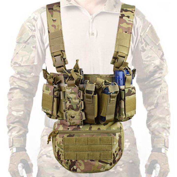 Tactical Micro Chest Rig Modular H Harness D3CR Funny Pack SACK Pouch ...
