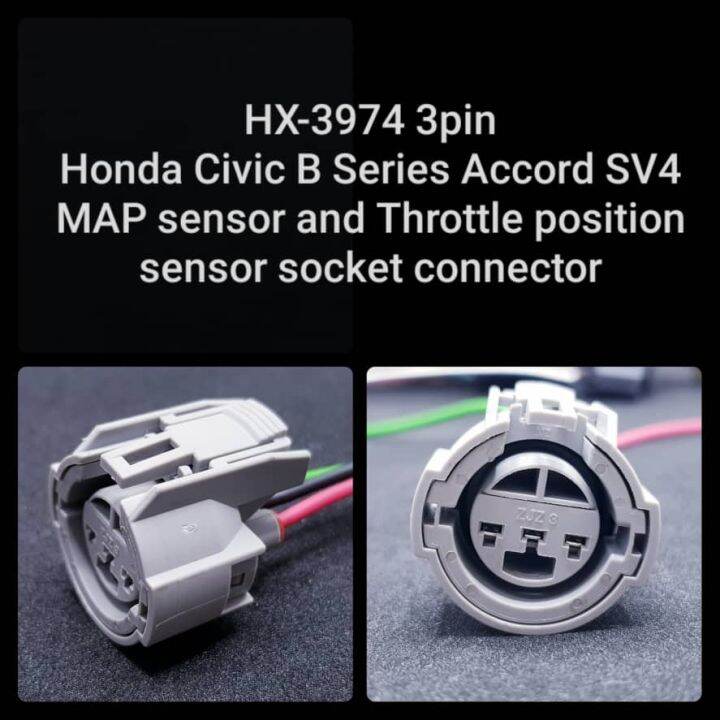 HX-3974 3pin Honda Civic B Series Accord SV4 MAP sensor socket ...