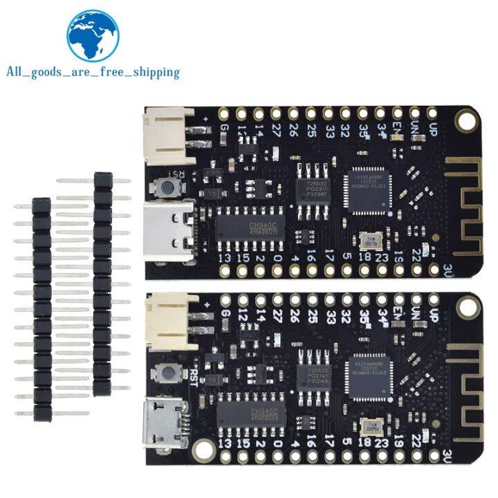 บอร์ดพัฒนาบลูทูธ LOLIN32 ESP32 ESP32 ESP-32 CH340 REV1 CH340G USB Micro/TYPE-C สำหรับ Arduino ...