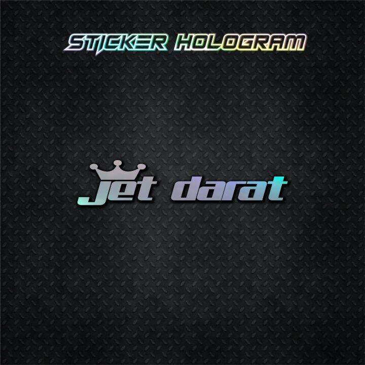 Sticker Cutting Jet Darat Hologram Sticker Motor | Lazada Indonesia