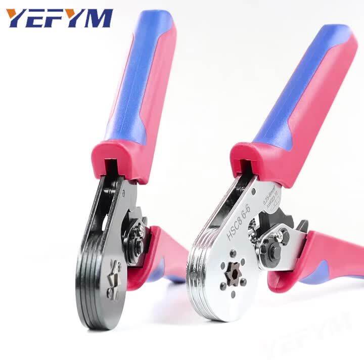 Ferrule Crimping Tool HSC8 6-46-6 Electrical Crimper Plier For Wire End ...