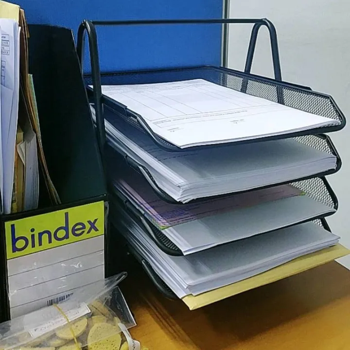 RAK DOKUMEN BESI 4 SUSUN PENYIMPAN DOKUMEN FILE FOLDER KERTAS MULTIFUNGSI SERBAGUNA / Rak ...