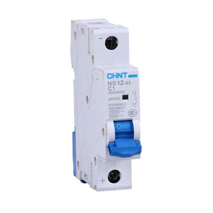 Chint Nb1z-63 1p Dc Circuit Breaker Dc Mcb Circuit Breaker 12v 24v 220v For Pv Solar System 20a ...