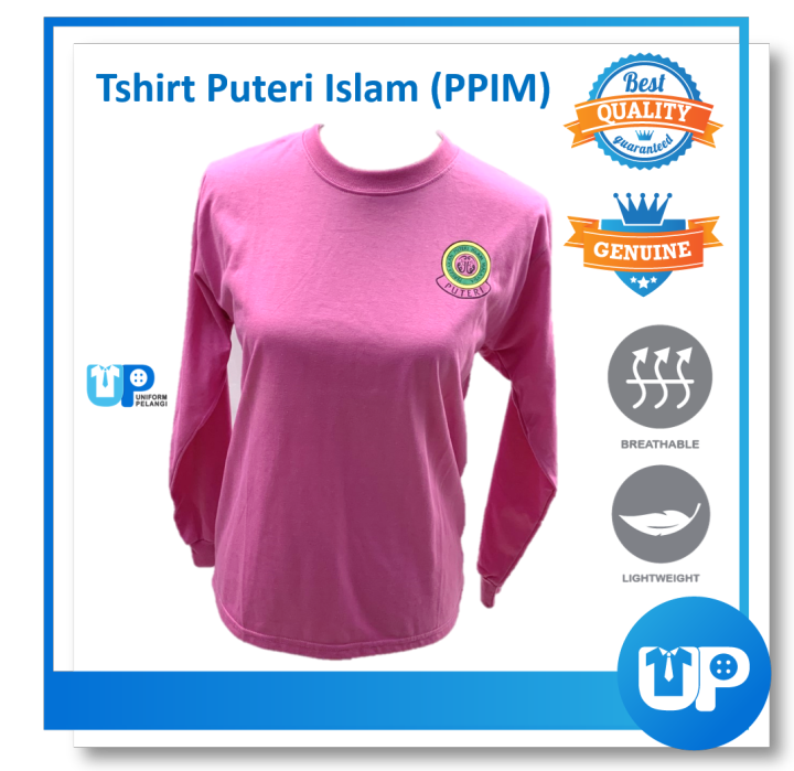 Tshirt Puteri Islam Lengan Panjang / Baju PPIM Kokurikulum Sekolah ...