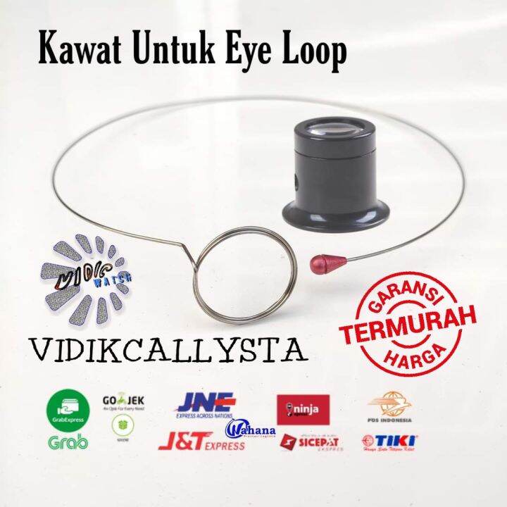 Kawat Eye loop kaca pembesar Alat Service servis jam tangan KAWAT LOOP LENSA REPARASI JAM ...
