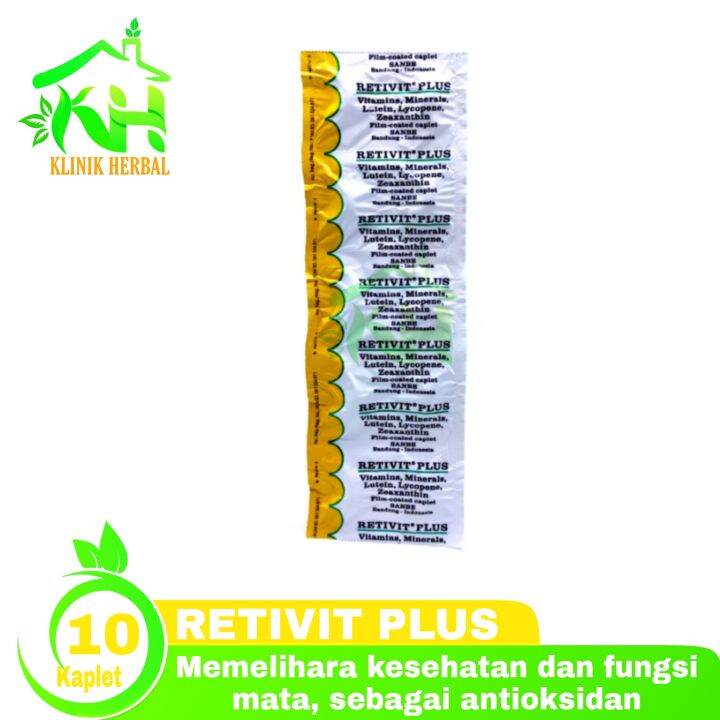 Retivit Plus Strip - Menjaga Kesehatan Mata Dan Antioksidan | Lazada ...