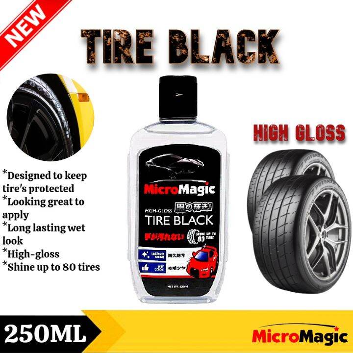Micromagic Tire Black High Gloss 250ml For Car And Motor Tires | On ...