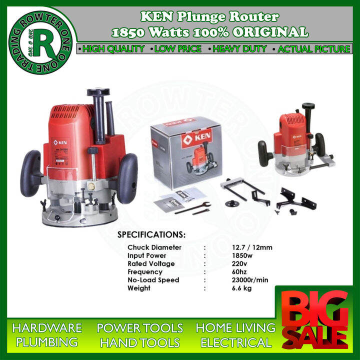 KEN Electric Router 1850watts (Model:3912BS) 100% ORIGINAL | Lazada PH