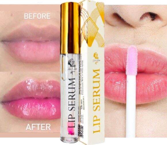 GITAGLOW Lip Serum Bibir 4ml Moisturizing Berubah Warna Pink Lip Balm Lip Care Serum Bibir Untuk ...