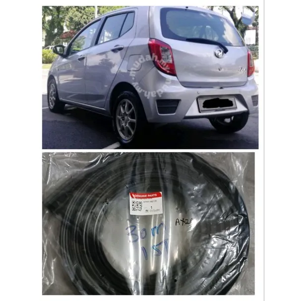 *ORIGINAL PERODUA AXIA REAR BONNET BOOT RUBBER/ BELAKANG BONET GETAH ...