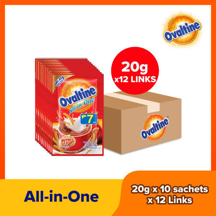 Ovaltine All-In-One 20g Sachet in Links (10s) Set of 12 | Lazada PH