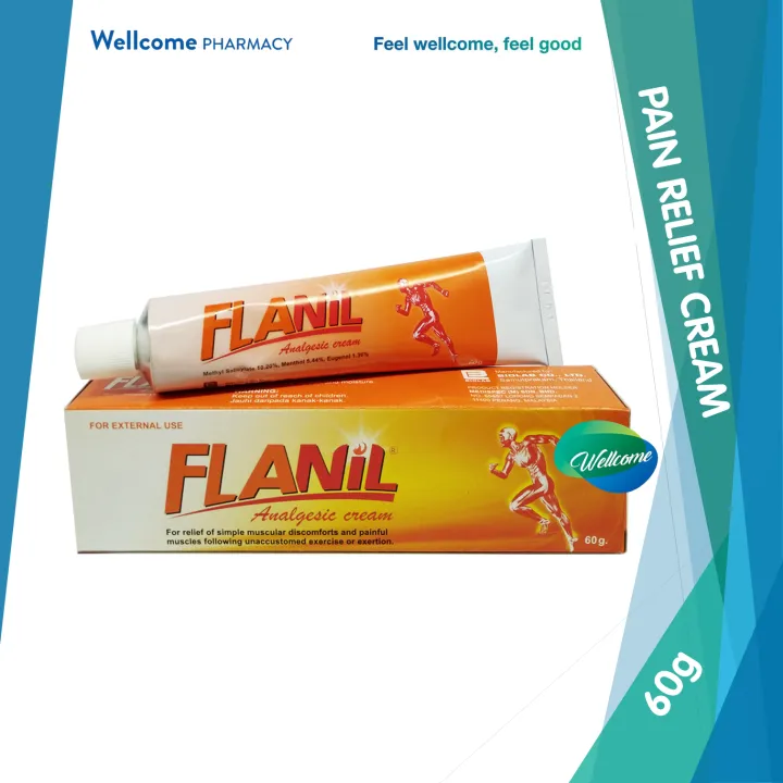 Flanil Analgesic Pain Relief Cream - 60g | Lazada