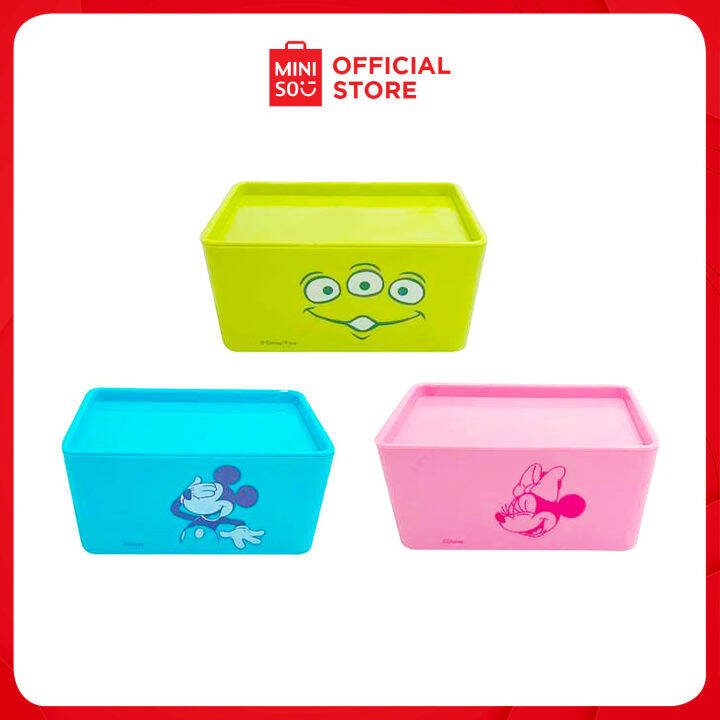 MINISO Disney 100 Smile Faces Collection Storage Box with Lid | Lazada PH