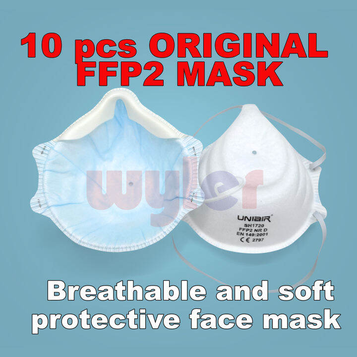 Original Uniair SH-1720 FFP2 Face Mask Dust Particulate Protective ...