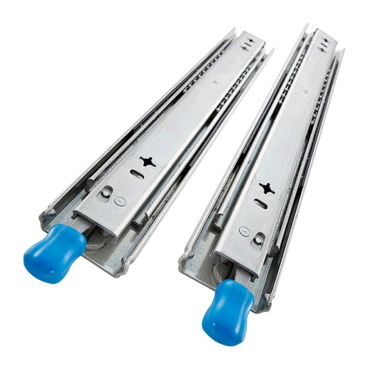 Three-Fold Fully Extended Heavy Duty with Lock Drawer Slide 120kg ...