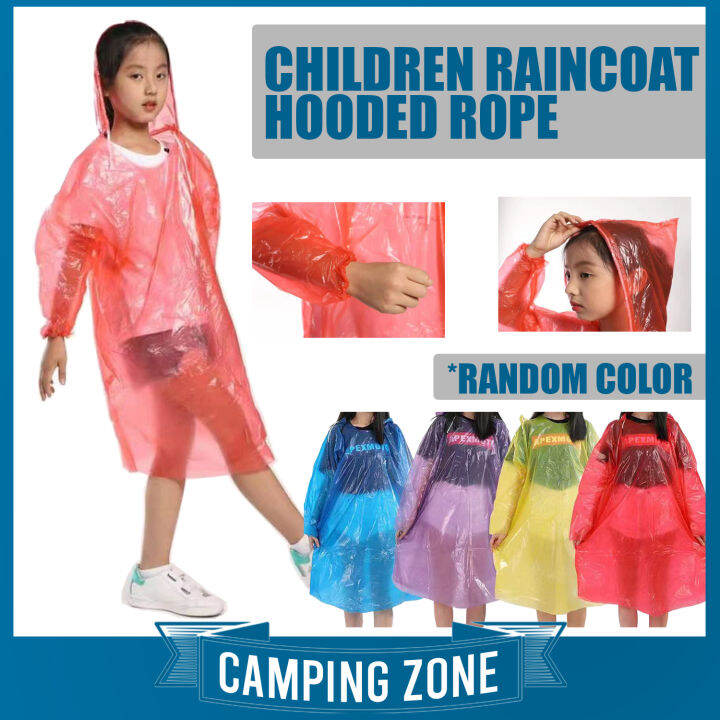 Disposable Rain Coat Kids Raincoat Children Raincoat Hood Raincoat Baju Hujan Budak Baju Hujan ...