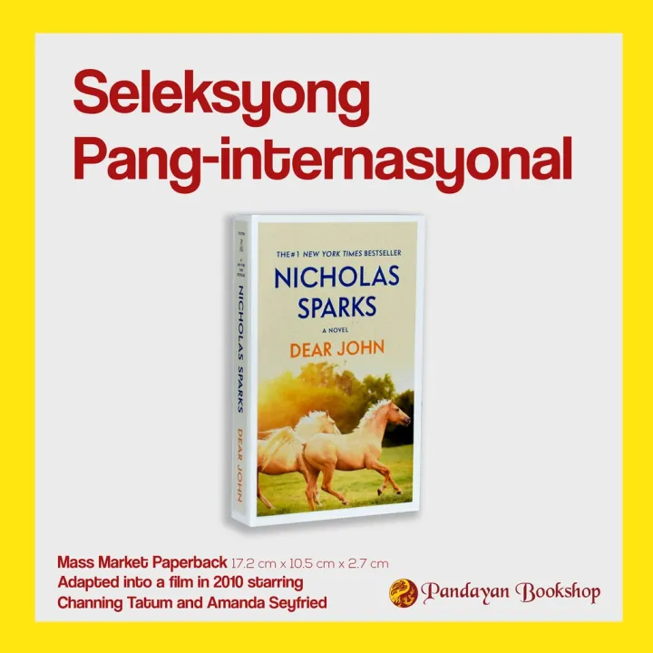 Dear John ni Nicholas Sparks (International Selection) | Lazada PH