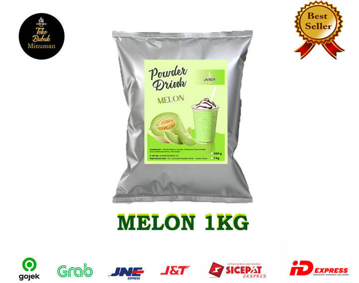 Bubuk Minuman Bubble Drink Rasa Melon | Lazada Indonesia