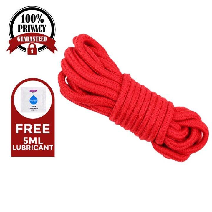 Secret Corner Bdsm Cotton Bondage Rope Japanese Shibari Rope - Red ...