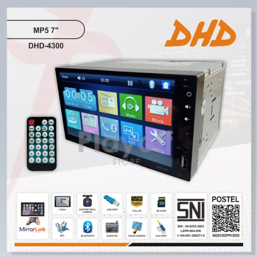 PROMO Body Panjang Head Unit Mobil Double Din Bluetooth Mirrorlink DHD ...