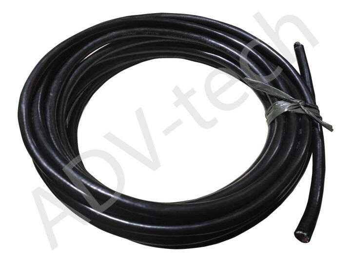 Power Cable 2Core x AWG7 Royal Cord Electrical Wire Black PE Jacket ...