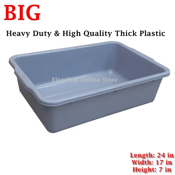 Bus out Tray Plastic Waiter Restaurant Dish Buss out Tray Plastic Tub ...