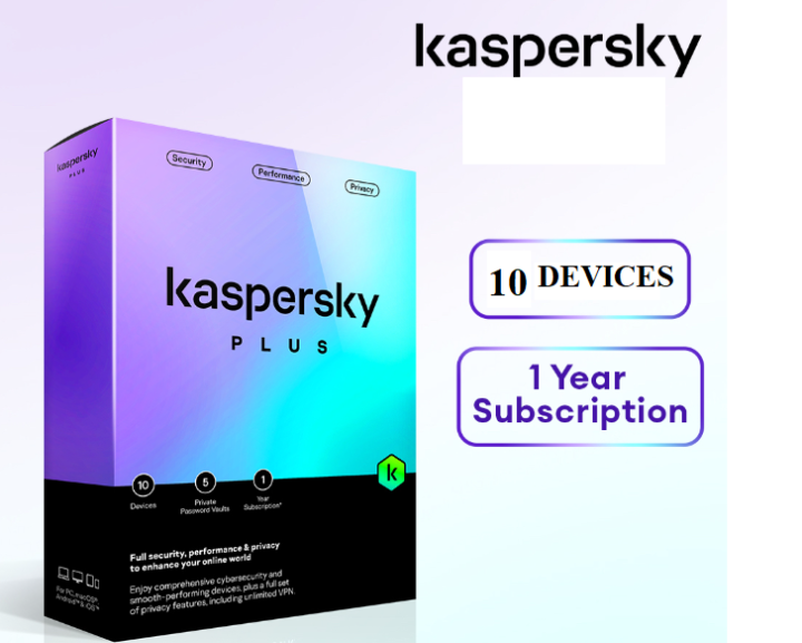 Kaspersky Plus 1 Year 10 Devices (Activation Code Via Email only) | Lazada