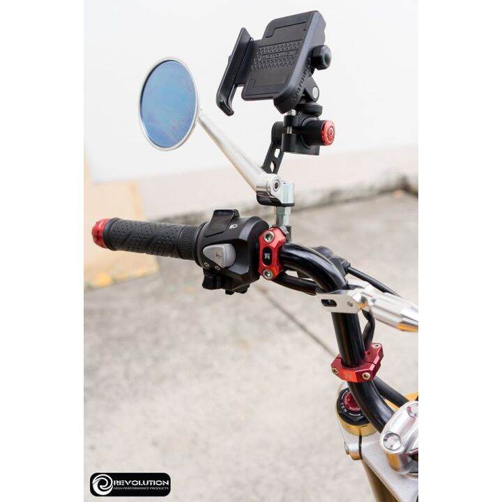 ชุดแต่งมอไซค์ ขาจับมือถือยึดรูหูกระจก REVOLUTION ADV-150/MONKEY-125 ...