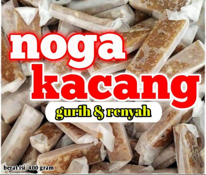 Noga kacang tanah kemasan toples,camilan renyah dan manis | Lazada ...