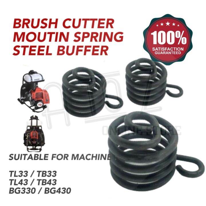【SPARE PART】BRUSH CUTTER MOUTIN SPRING STEEL BUFFER || TAPAK SPRING ...