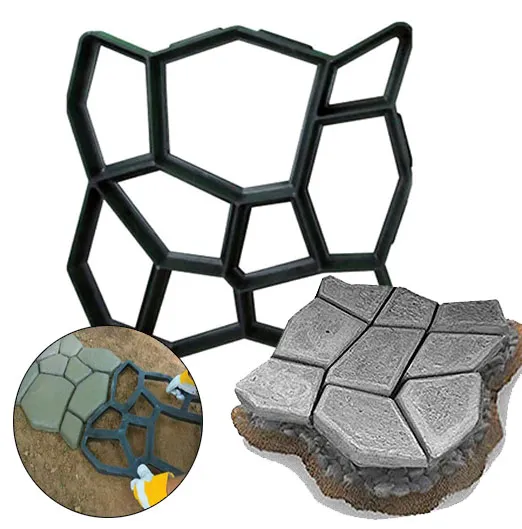 Garden DIY Mold Walk Concrete Mould Molds Floor Road Stepping Driveway ...