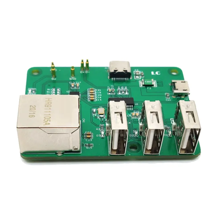 USB to Ethernet Expansion Board for Raspberry Pi Zero HUB Adapter 3 USB ...