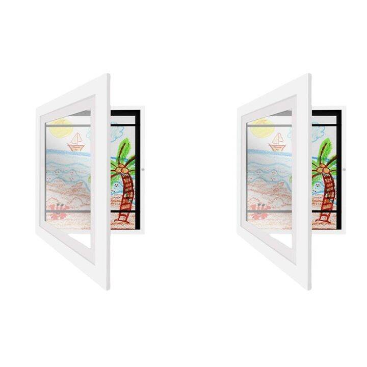 [2-Pack] Kids Art Frame Kids Art Frames Front Opening Kids Artwork A4 ...