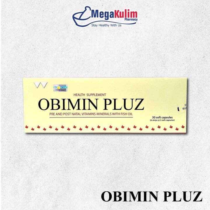 Obimin Pluz 6X5Capsules | Lazada