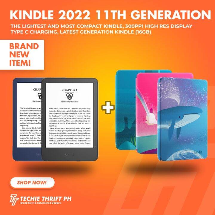 Amazon Kindle 2022 11th Generation 2022 16GB with 6 High Resolution Display | Lazada PH