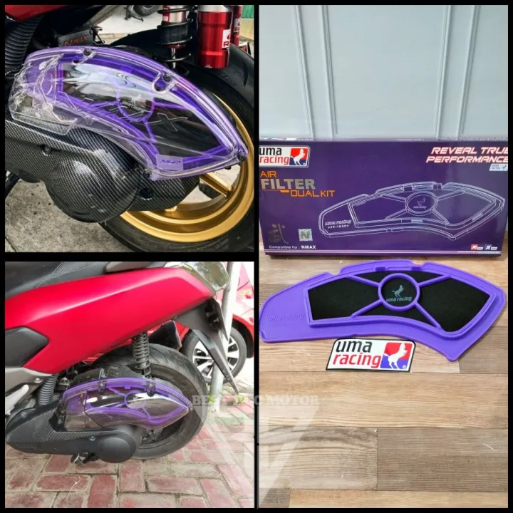 AIR FILTER UDARA UMA RACING DUAL KIT NMAX OLD SARINGAN FILTER HAWA NMAX ...