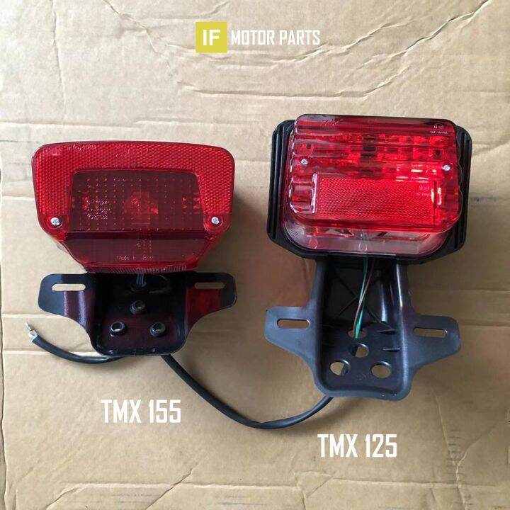 ☀Tail light Honda TMX 155 RUSI 125 150 175 Red Tail Light wBracket Bulb ...
