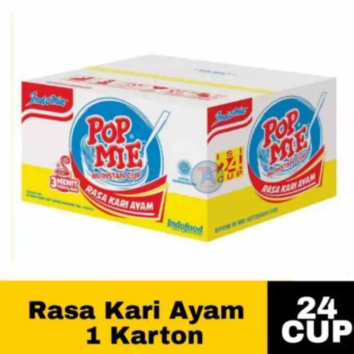 Pop Mie Indomie Jumbo Rasa Kari Ayam 1 Karton / 1 Dus Isi (24) Pcs ...