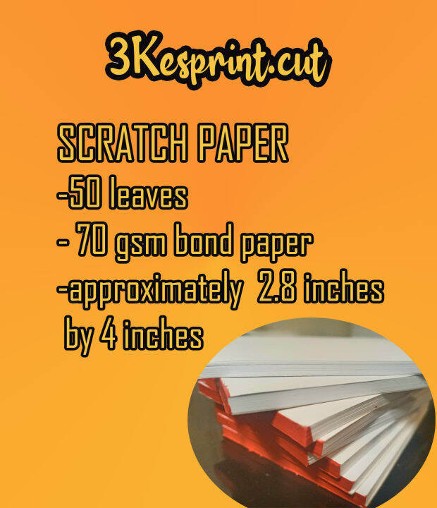 small scratch paper | Lazada PH