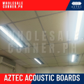 Aztec Acoustic Board - 60cm x 60cm (Fine Fissured) - Ceiling Board (10 ...