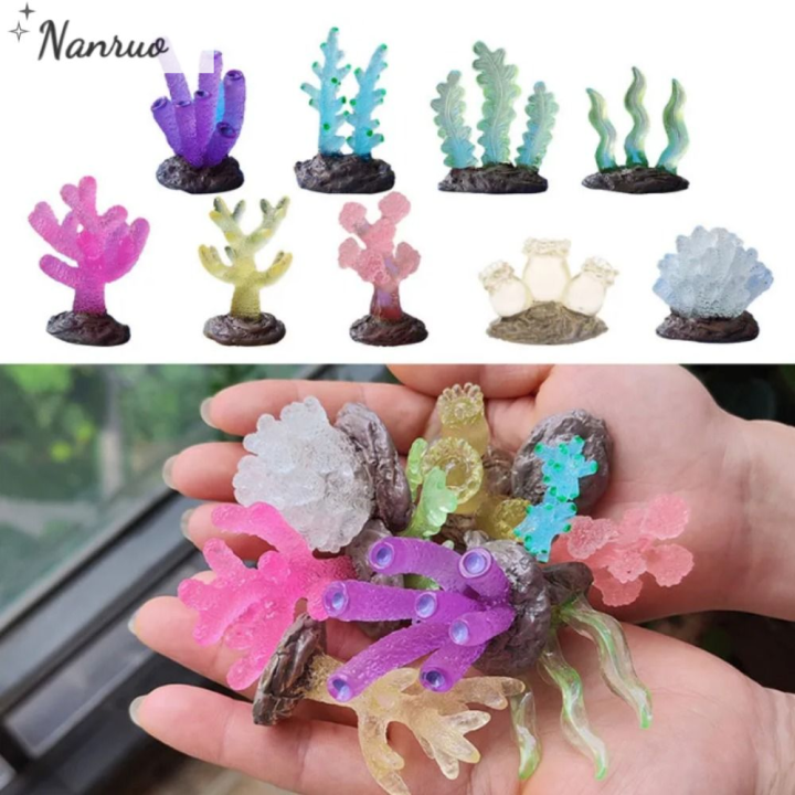 NANRUO Luminescent Luminous Coral Reefs Decorative Simulation ...