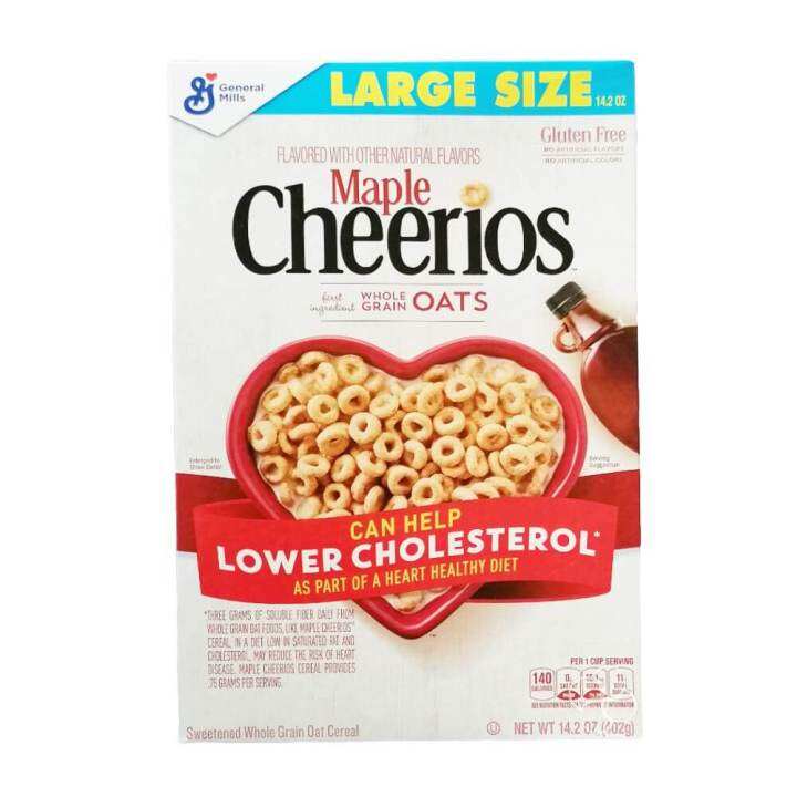 General Mills Maple Cheerios Cereal 14.2oz | Lazada PH