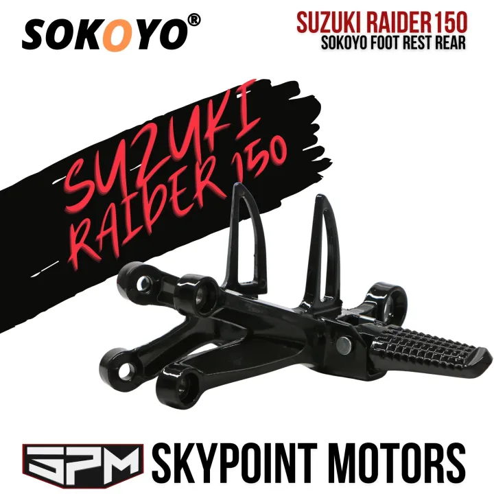 REAR FOOTREST FOR SUZUKI RAIDER 150 SOKOYO #5188 (9702-411) | Lazada PH