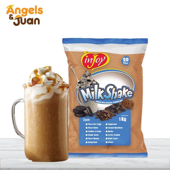 【COD】 Injoy MilkShake Powder CARAMEL MACCHIATO 1KG | Lazada PH