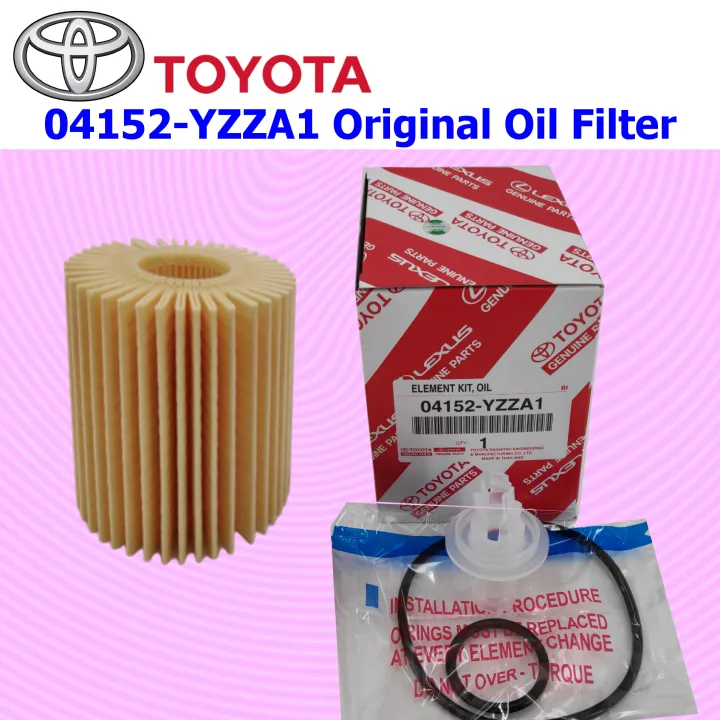 Toyota GENUINE Oil Filter for Toyota Lexus (04152-YZZA3) 100% original ...